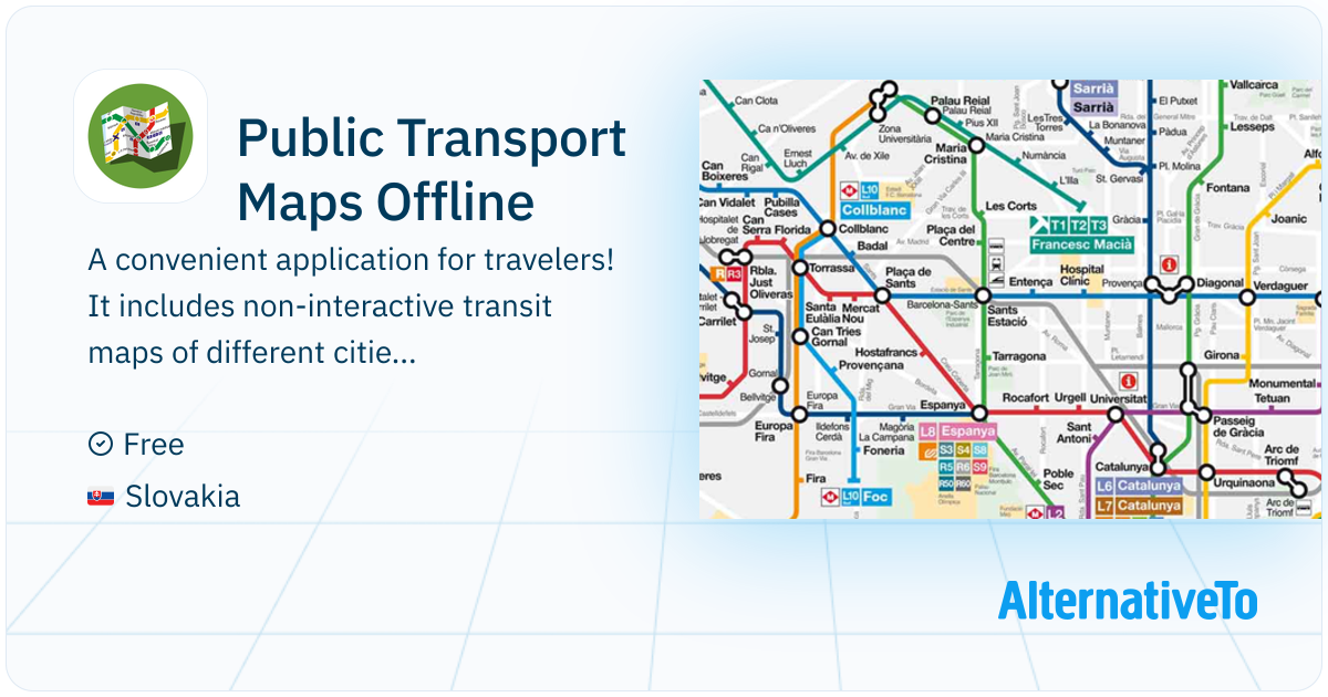 Public Transport Maps Offline: A convenient application for travelers ...