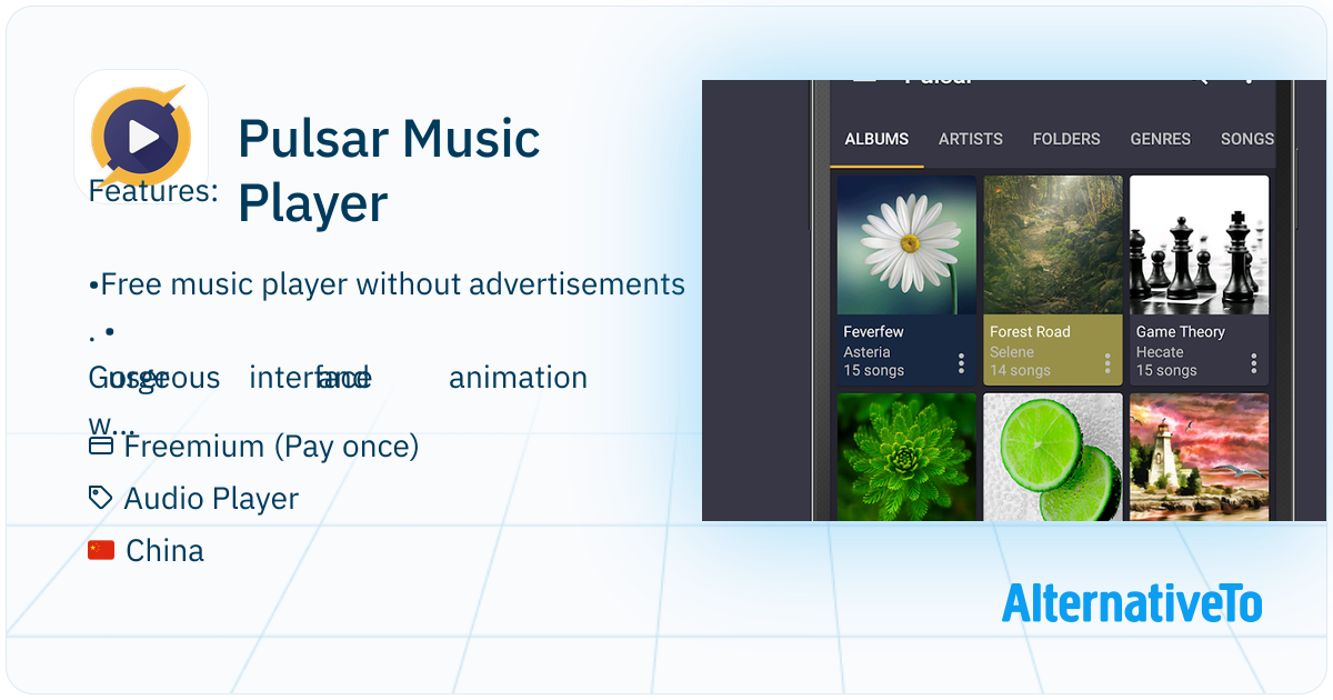 Pulsar Music Player: Pulsar is tiny, ad-free and full featured music ...