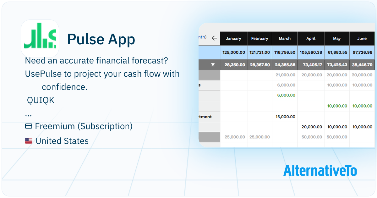 Pulse App: Cash Flow Management Software | AlternativeTo