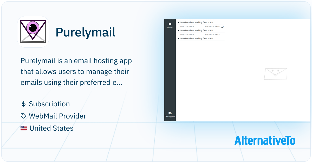 Purelymail: Cheap, no-nonsense email | AlternativeTo