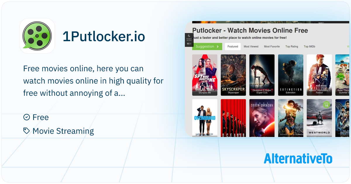1Putlocker.io: No ads or sign-up, free movies and TV episodes online ...