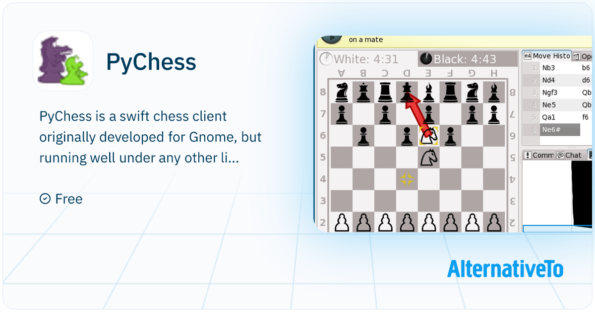 PyChess: Swift chess client originally | AlternativeTo