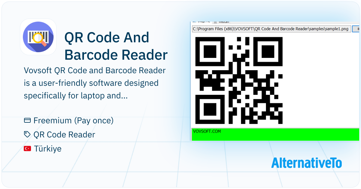 QR Code And Barcode Reader: Vovsoft QR Code and Barcode Reader is a ...