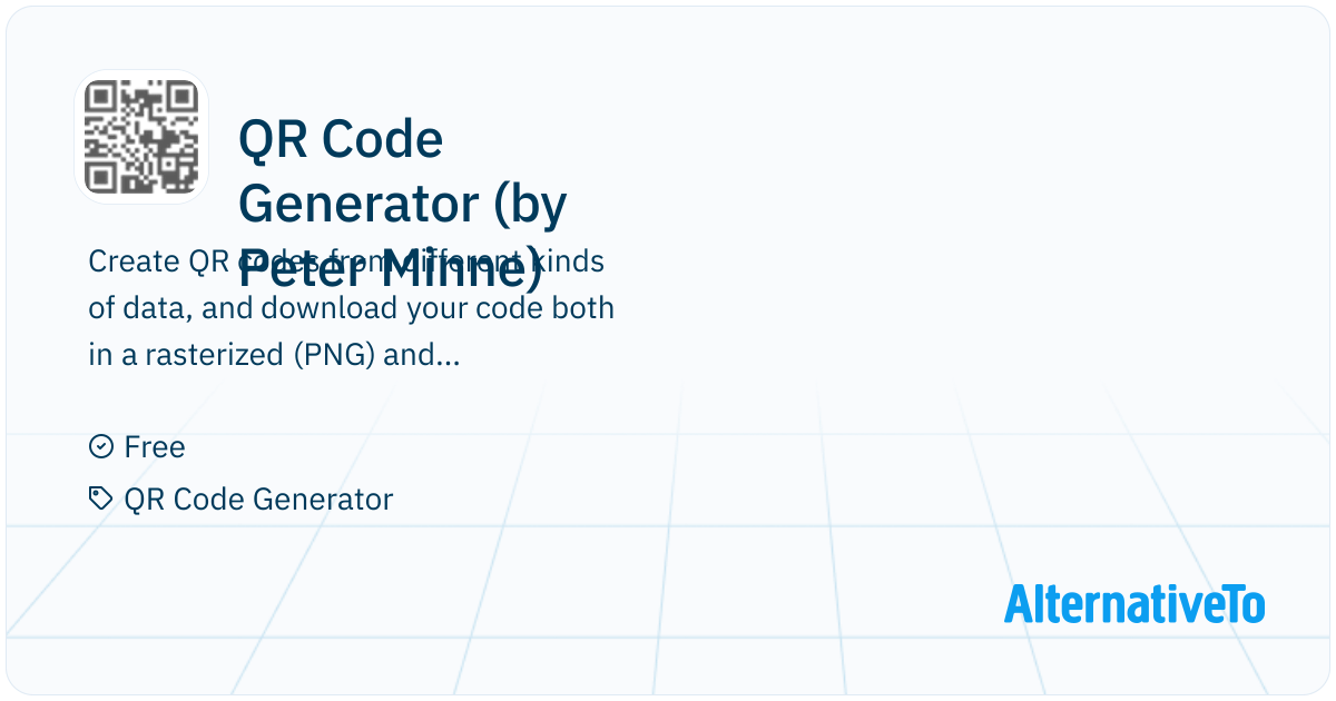 QR Code Generator (by Peter Minne): Create QR codes from different ...
