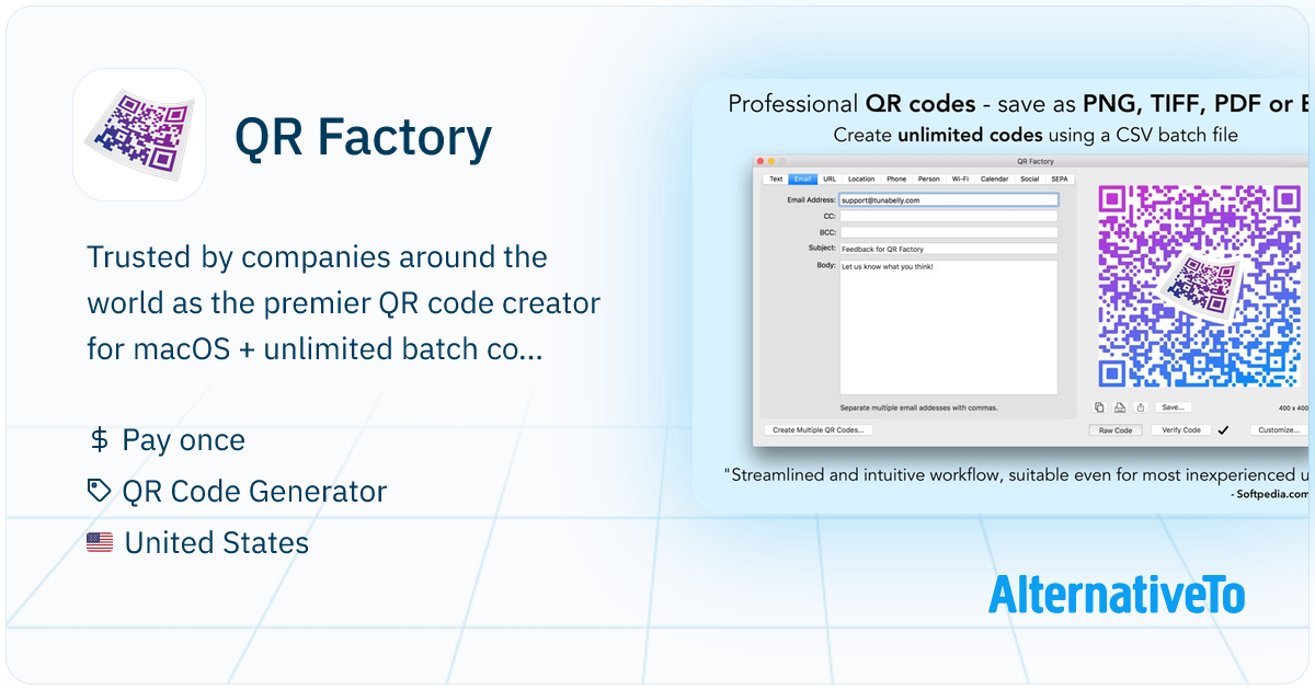QR Factory: Create the best looking QR codes easily and quickly using ...