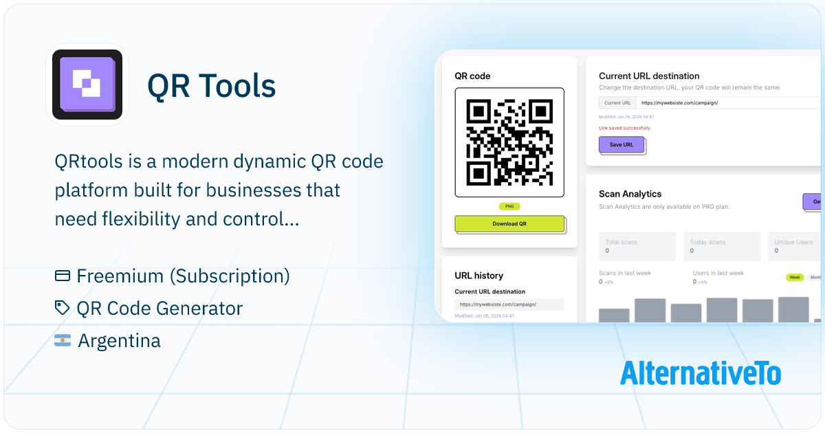 QR Tools: Create dynamic QR codes you can update anytime — without ...