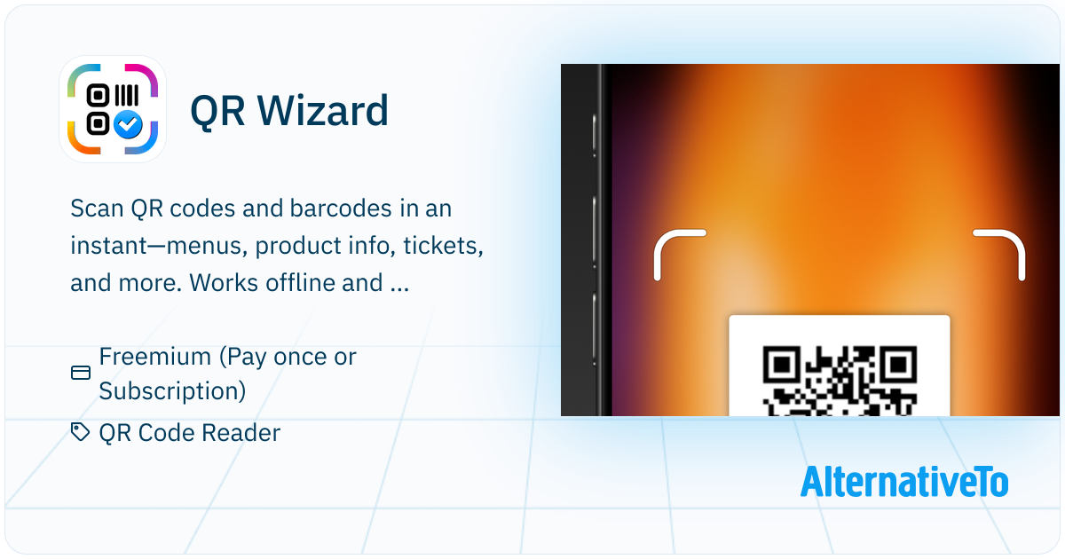 QR Wizard: Scan, Create & Customize Codes for iOS & iPadOS | AlternativeTo
