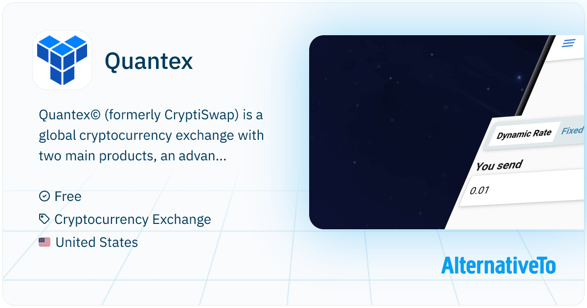Quantex: Swap or Trade Crypto, Safely. Quantex features a non-custodial ...