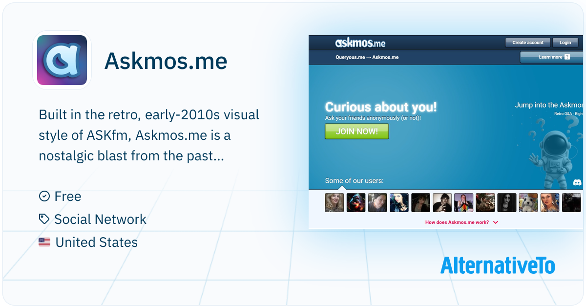 Askmos.me: Chill social Q&A platform where you can ask your friends ...