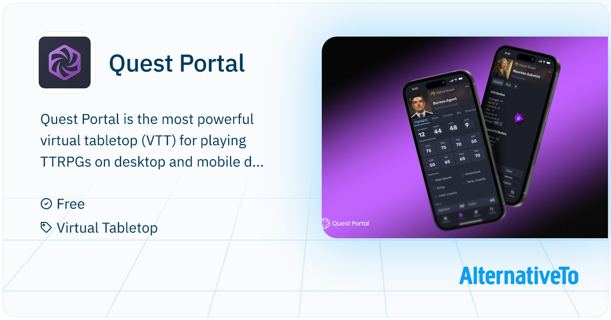 Quest Portal: Free virtual tabletop for role-playing games | AlternativeTo