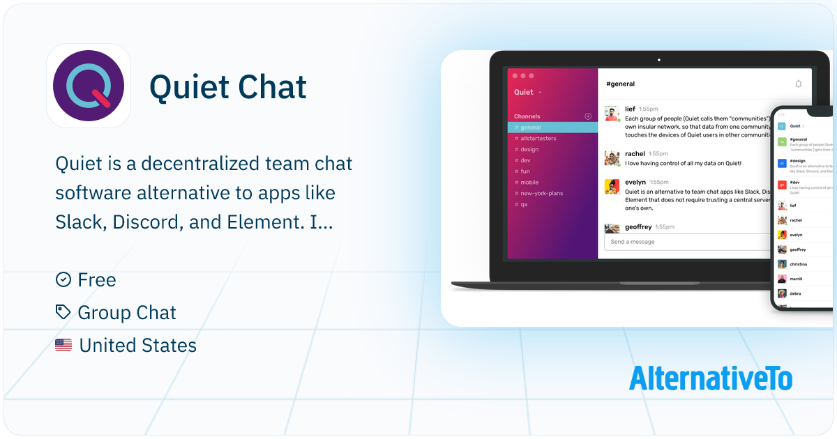 Quiet Chat: Private group chat using Tor and IPFS, no servers needed ...