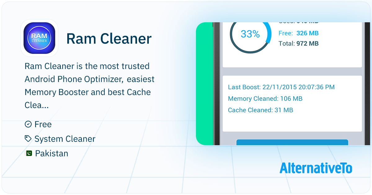 Ram Cleaner: Best free memory cleaner and phone booster for Android ...