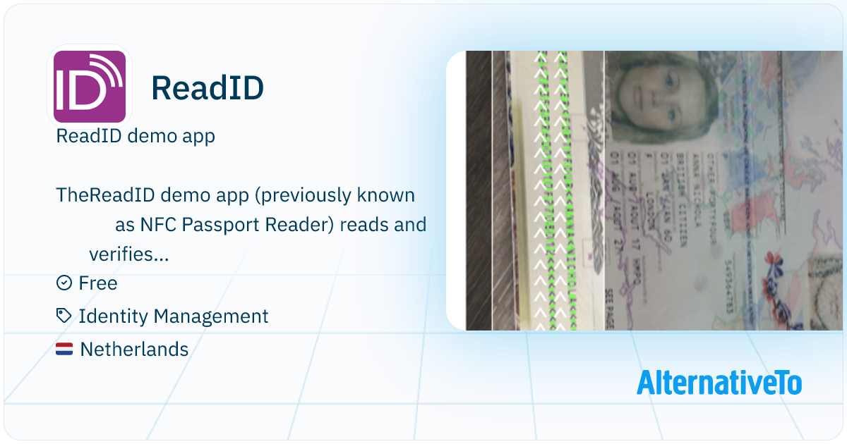 ReadID: The ReadID demo app (previously known as NFC Passport Reader ...