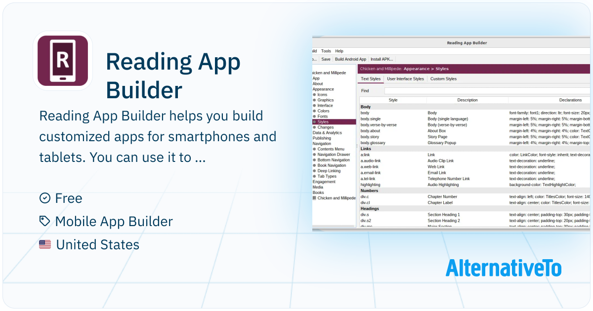 Reading App Builder: Create customized mobile apps with synchronized ...