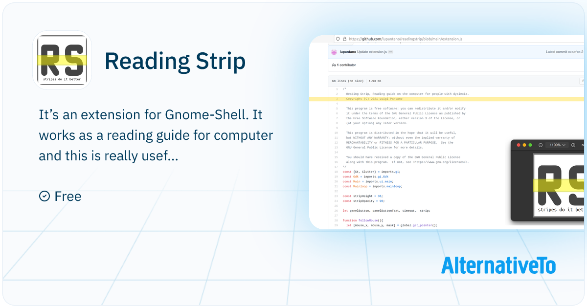 Reading Strip: An extension for Gnome-Shell that works as a reading ...