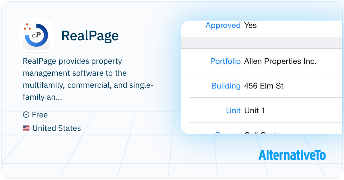 RealPage: Provides property management software to | AlternativeTo