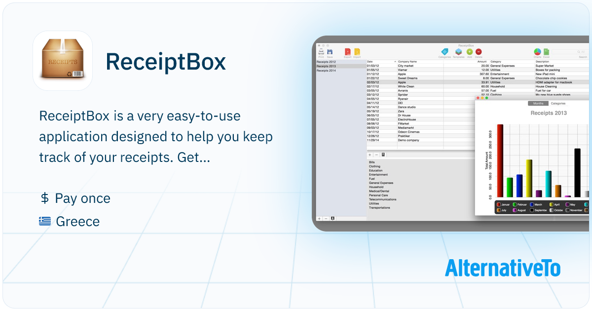 ReceiptBox: Very easy to use application designed to help you keep ...