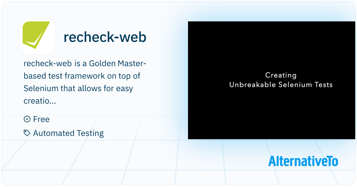 recheck-web: Recheck for web apps – change comparison tool with local ...