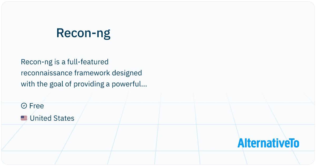 Recon-ng: Open Source Intelligence gathering tool aimed at reducing the ...