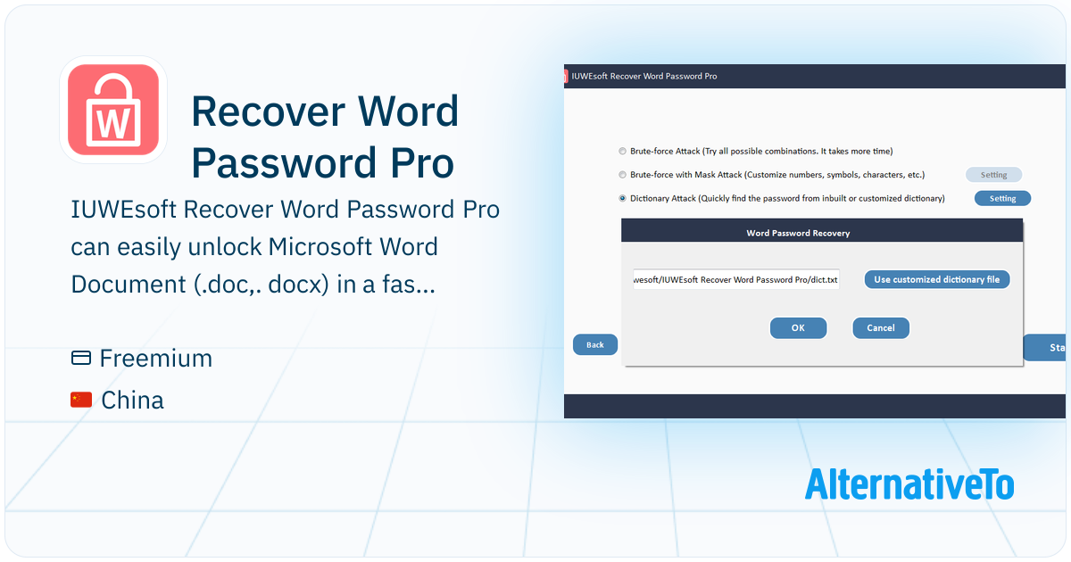 Recover Word Password Pro: Professional Tool to Recover Lost/Forgotten ...