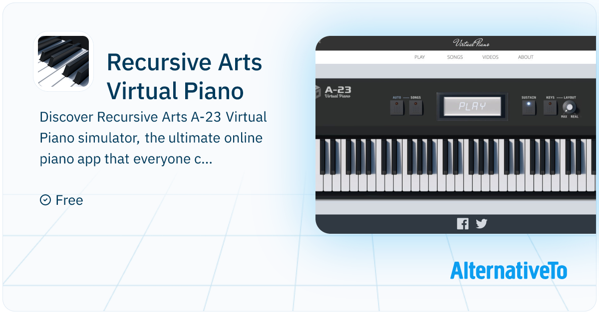 Recursive Arts Virtual Piano: The most realistic virtual piano keyboard ...