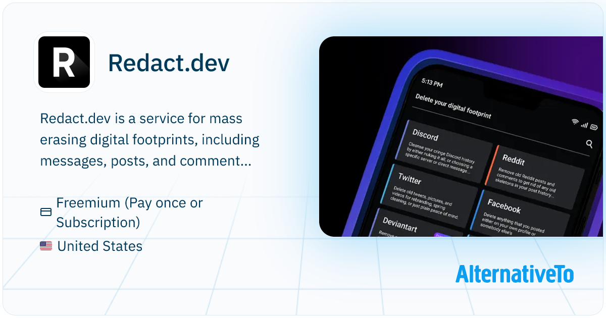 Redact.dev: Bulk delete old social media posts with filters and ...