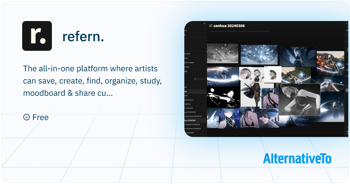 refern.: The only art reference tool that artists need | AlternativeTo