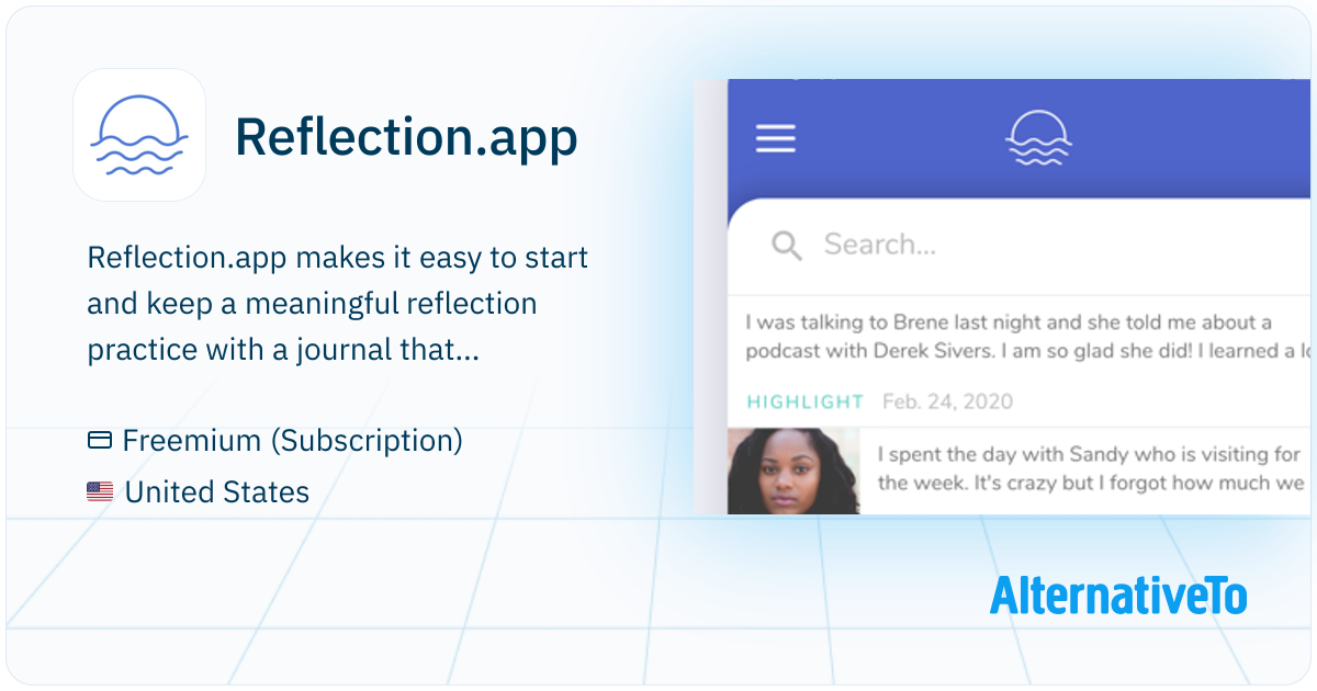 Reflection.app: A better way to journal | AlternativeTo