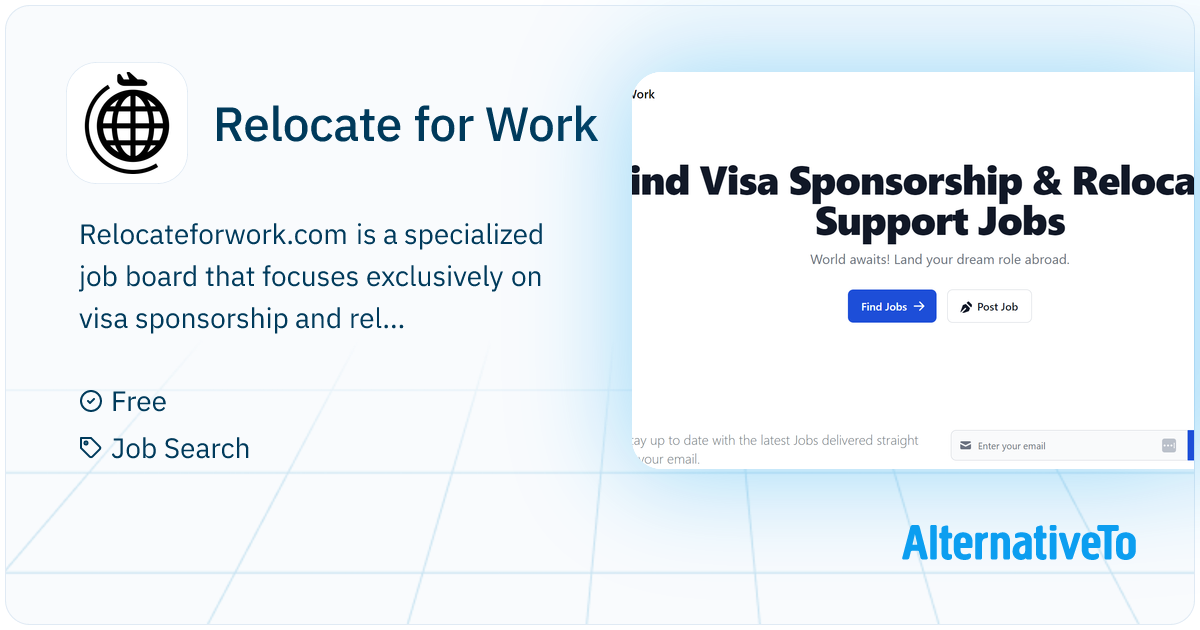 Relocate for Work: Find Visa Sponsorship and Relocation Jobs ...