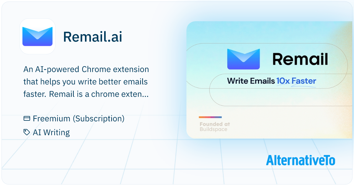 Remail.ai: Remail is a Chrome extension for gmail that uses artificial ...