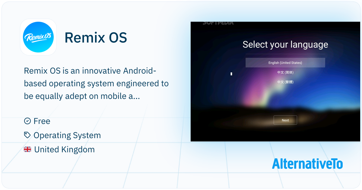 Remix OS: Innovative Android-based operating | AlternativeTo