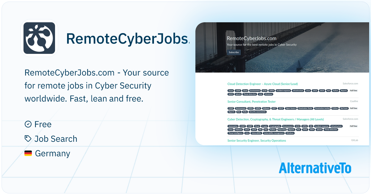 RemoteCyberJobs.com: Find the best remote jobs in Cyber Security ...