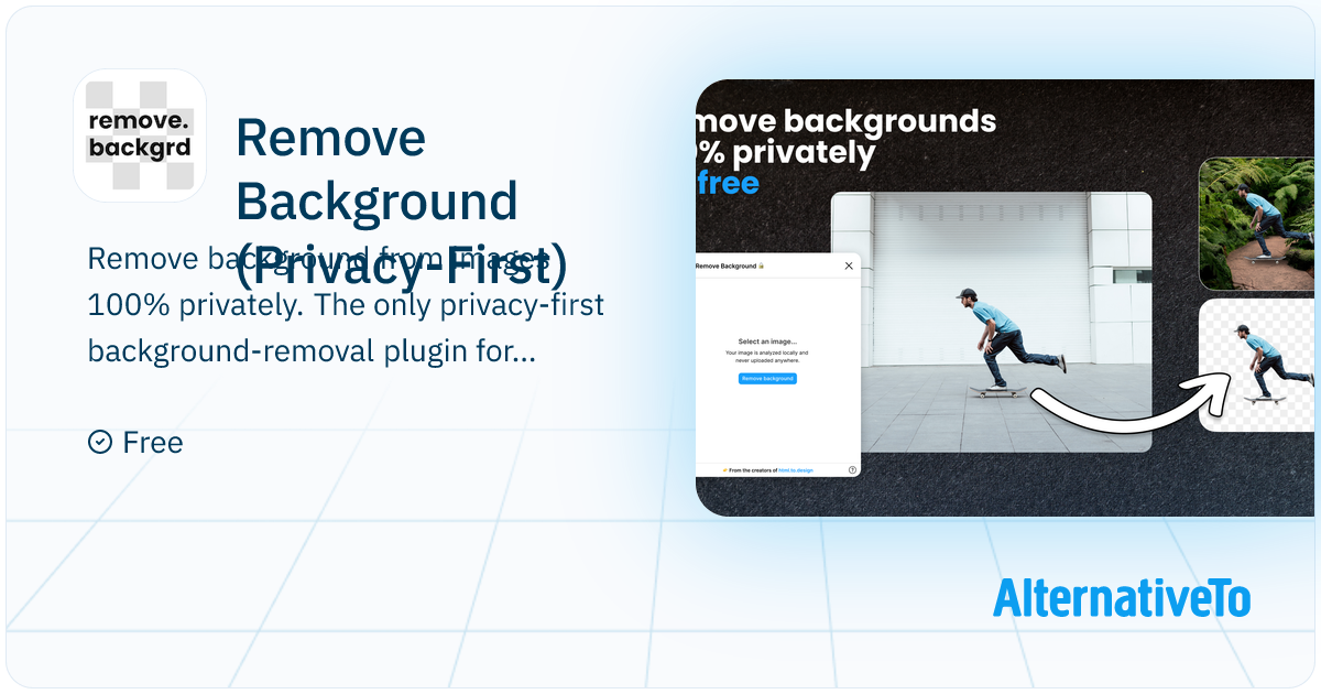Remove Background (Privacy-First): Remove background from images in ...