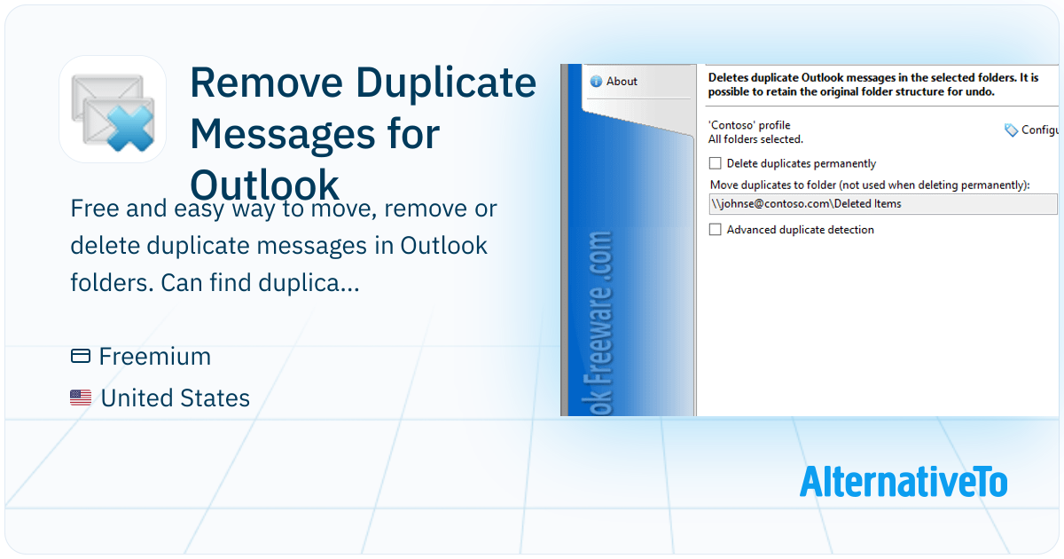 Remove Duplicate Messages for Outlook: Free and easy way to move ...