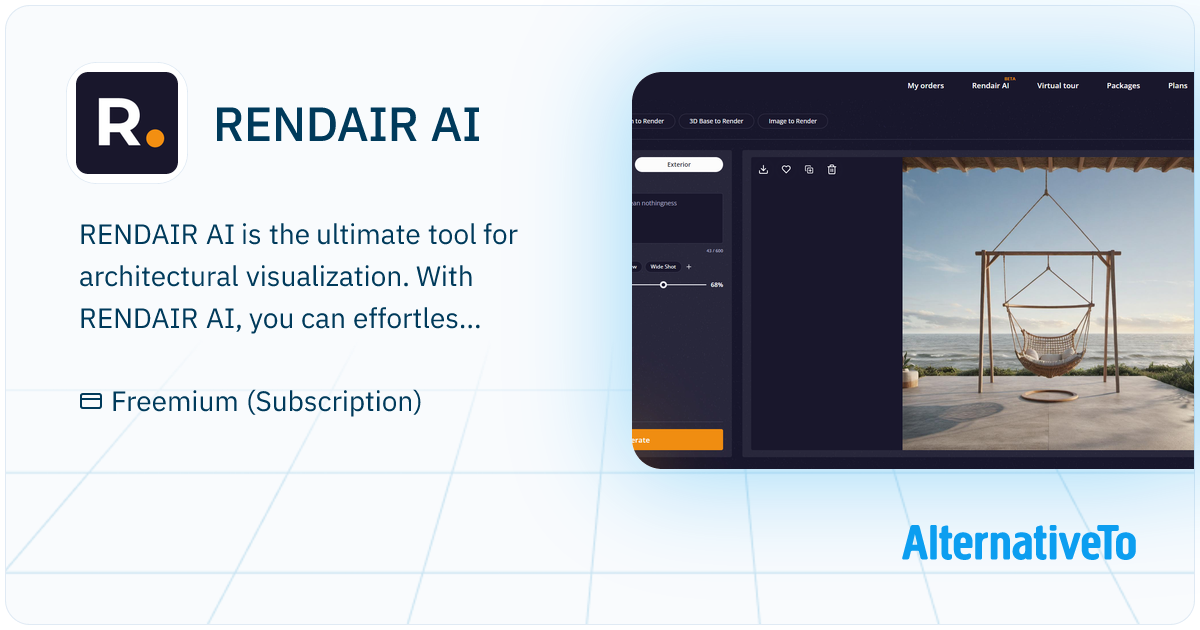 RENDAIR AI: Convert text descriptions into striking visuals, transform ...