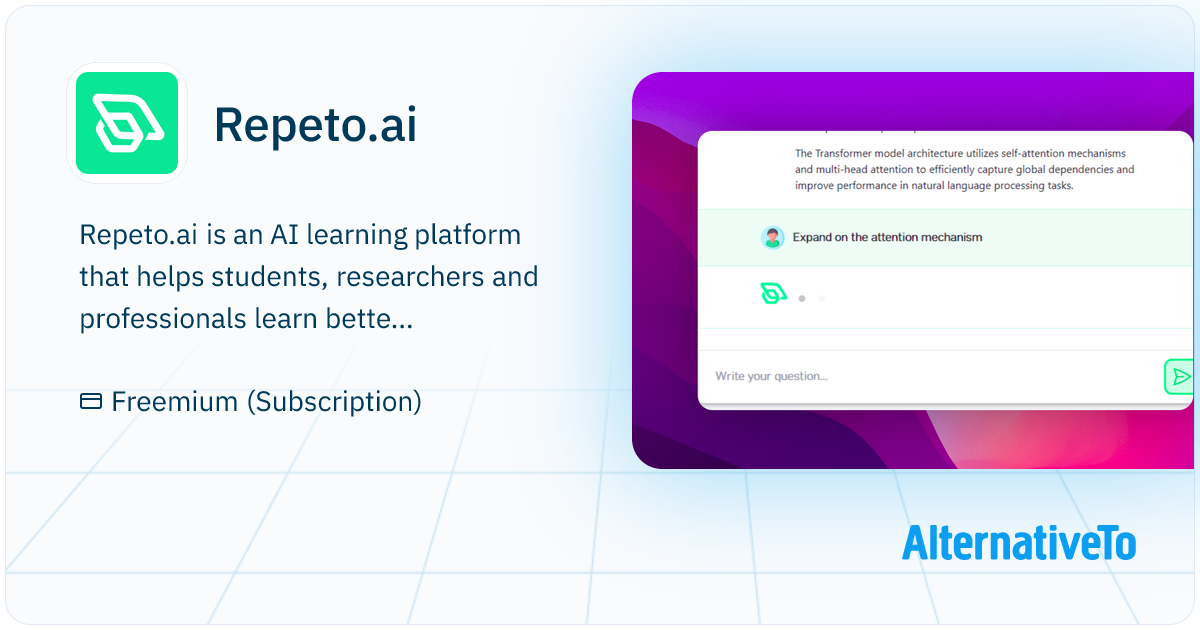 Repeto.ai: Modernizing how we learn new things | AlternativeTo