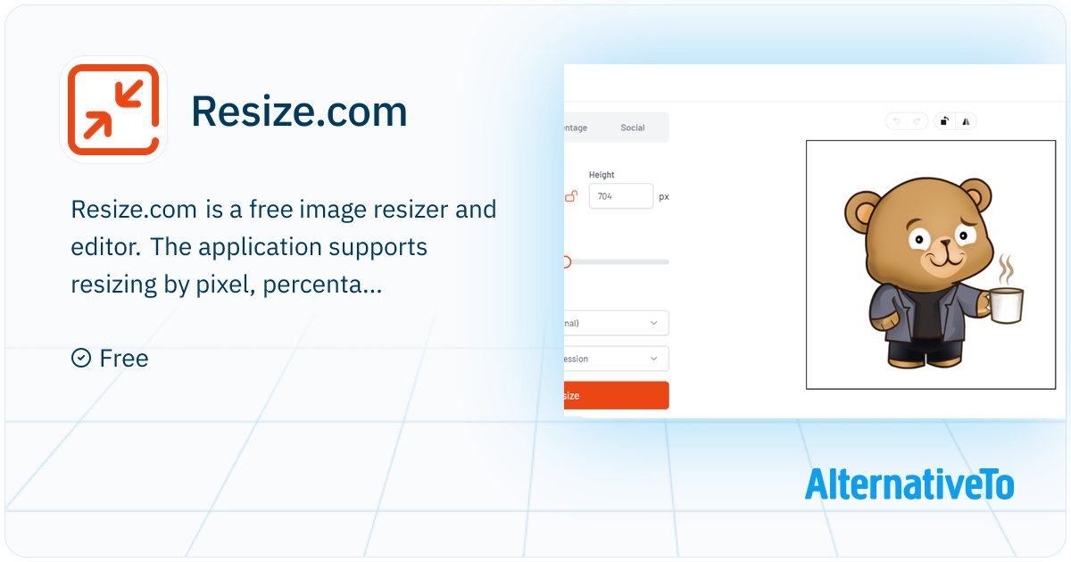 Resize.com: Online image resizer and editor | AlternativeTo