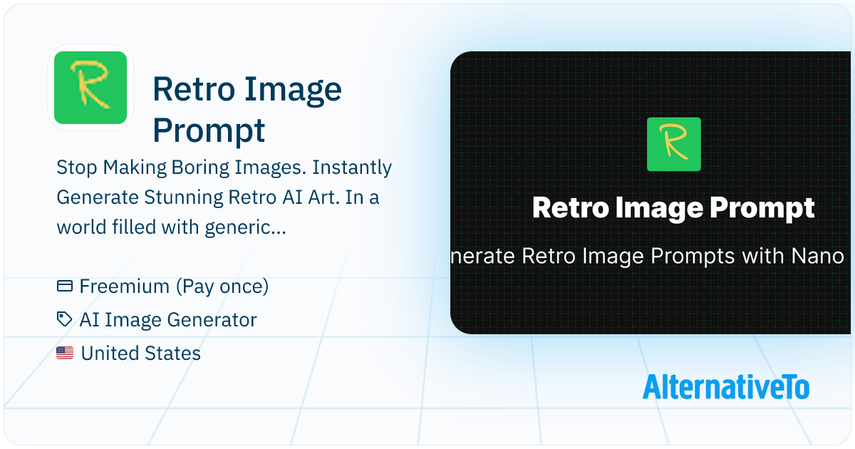 Retro Image Prompt: By Nano Banana: craft retro image prompts and ...