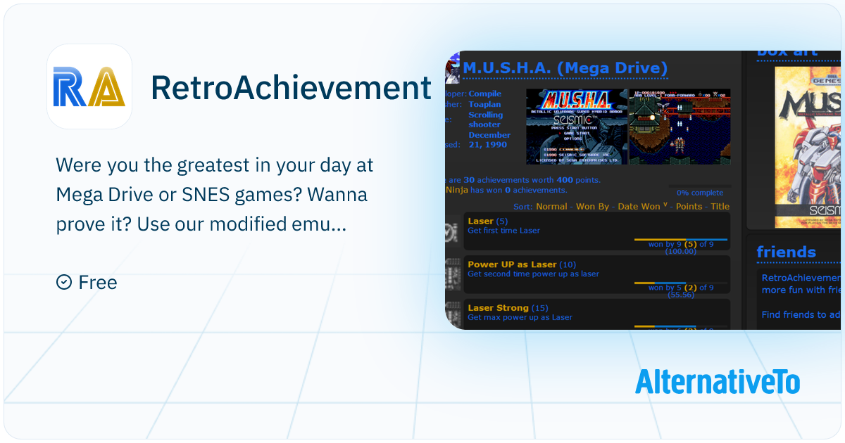 RetroAchievements.org: Community who collaborate and compete to earn ...