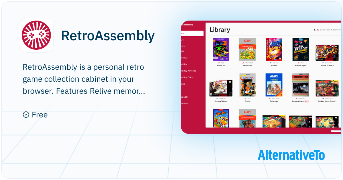 RetroAssembly: Your personal retro game collection cabinet in your ...