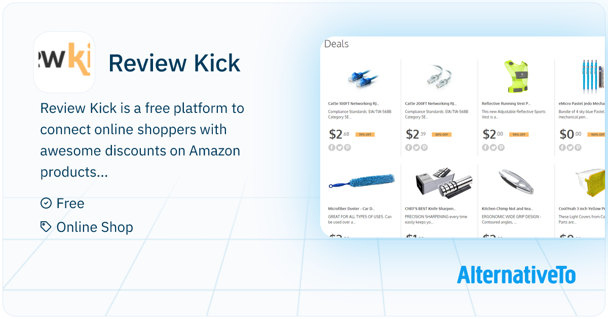Review Kick: Offers huge discounts on Amazon products in exchange for ...