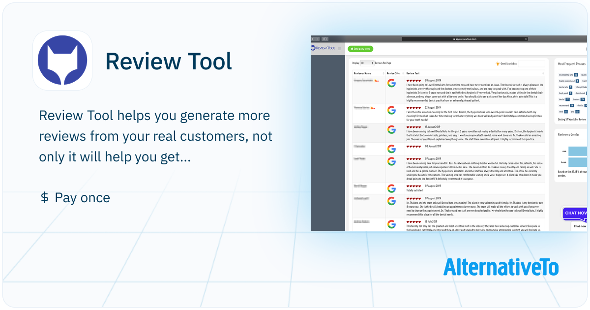 Review Tool: Helps local businesses get more reviews, track their ...