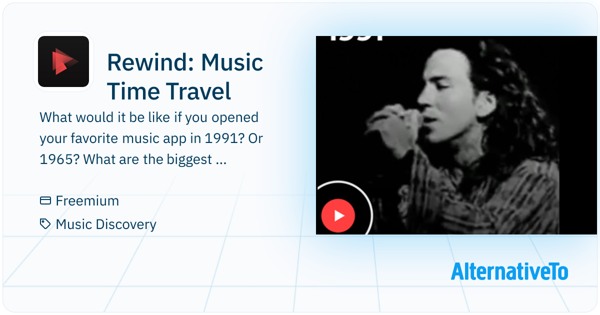 Rewind: Music Time Travel: Rewind is a concept app that allows you to ...