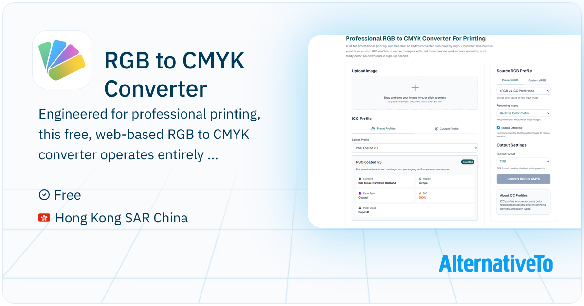 RGB to CMYK Converter: A professional online RGB to CMYK converter for ...