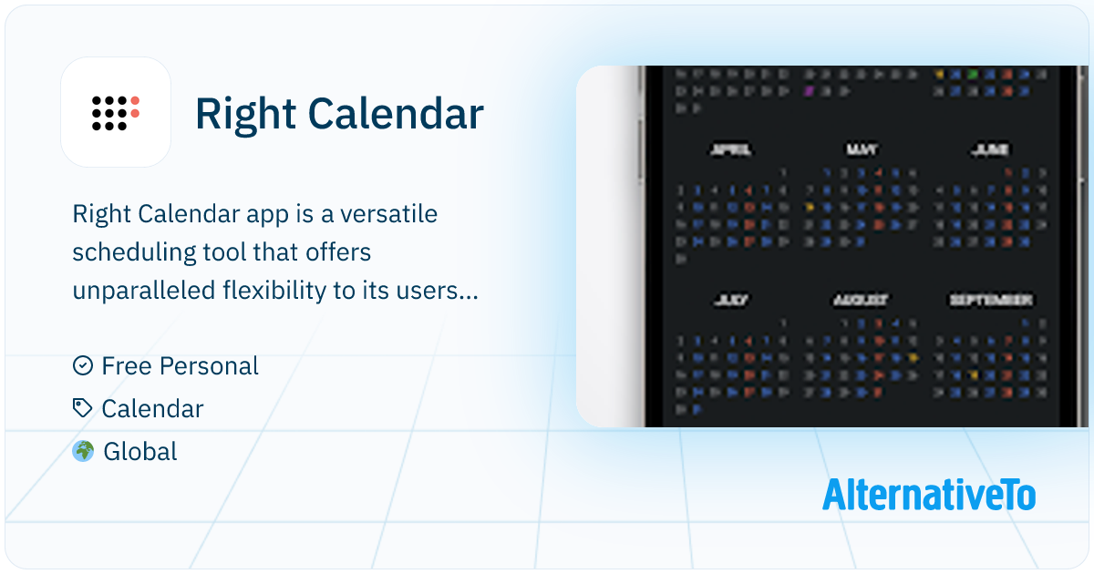 Right Calendar: Inspired by Apple Caldenar design, based on Simple ...