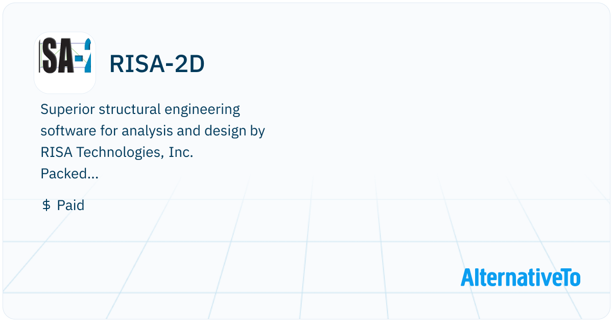 RISA-2D: Structural Analysis and Design | AlternativeTo