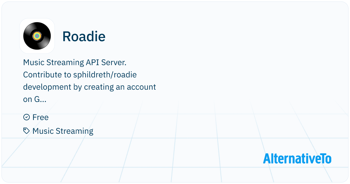 Roadie: MP3 streaming server that has a full Subsonic compatible API ...