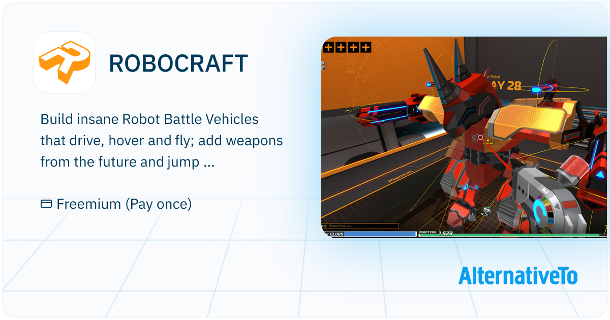 ROBOCRAFT: Build insane Robot Battle Vehicles that drive | AlternativeTo