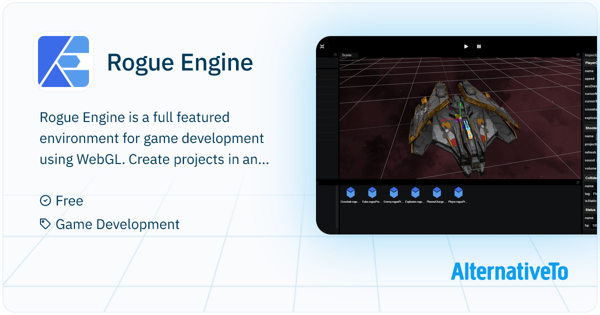 Rogue Engine: Powerful environment for game and application development ...