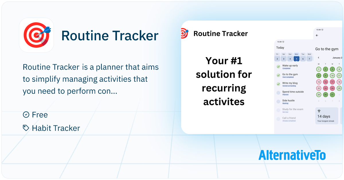 Routine Tracker: An Android planner calendar app and a habit tracker ...